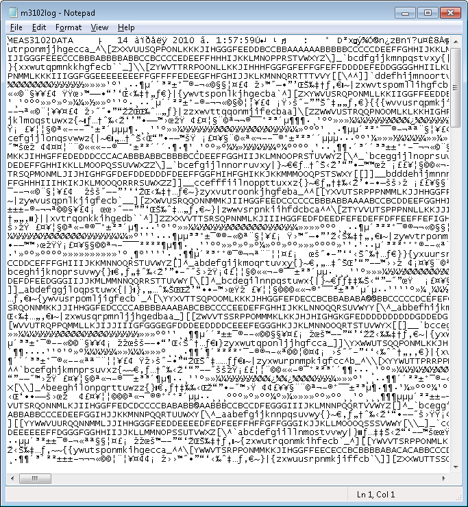 Binary Format Files bin T M Atlantic
